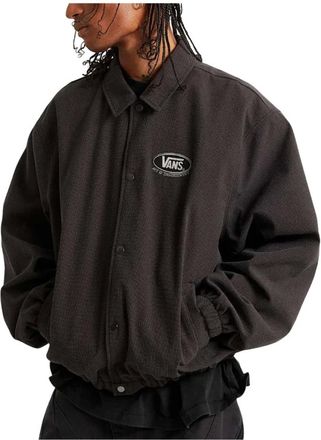 Vans Homme, Vestes, Noir, Taille: XL Act Of Disagreement Abrasion Coach Jacket