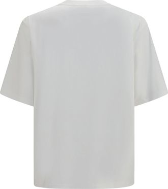 R&oacute;he Womens Oversized T-Shirt Off White Cotton; Modal; Silk T-Shirts And Polos