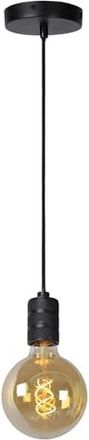 Lucide JOVA - Suspension - &Oslash; 10 cm - 1xE27 - Noir