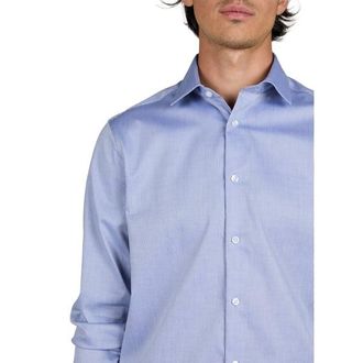 Calvin Klein Chemise ray&eacute; en coton m&eacute;lang&eacute;