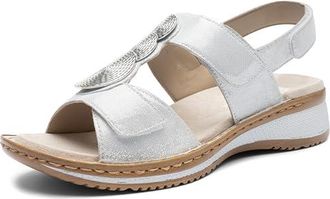Ara Femme Hawaï Sandale, Blanc, 39 EU