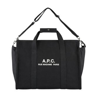 A.P.C. A.p.c., Homme, Sacs, Noir, Taille: ONE Size Sac de Sport Noir Élégant et Pratique