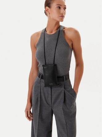 Calvin Klein Handytasche Foil Emboss Phone Crossbody LV04D1037G Schwarz