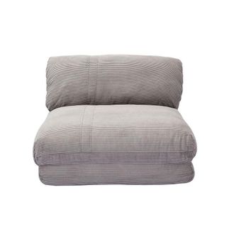 Miliboo Miliboo - Schlafsessel aus Cord in Hellgrau 1-Sitzer spencer