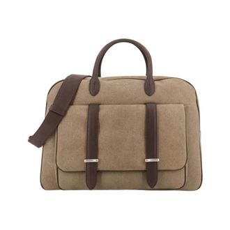 Orciani Jones Leder Reisetasche - - Bags - Herren - Braun - ONE SIZE