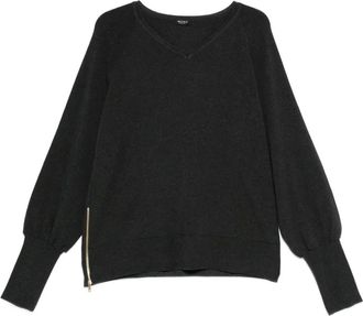 Neera Strick mit Reißverschlussdetail - Grau