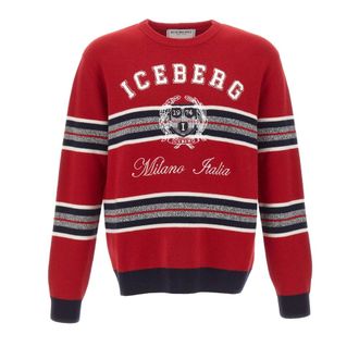 Iceberg Homme, Pulls, Rouge, Taille: M Pull col rond