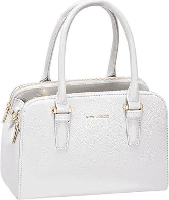 David Jones Paris - Sac &agrave; main Femme Ville - Sac port&eacute; main Similicuir - Taille Moyenne - 2 compartiments - Plusieurs poches - Pratique Chic El&eacute;gant (Cloud Celado