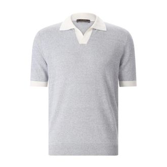 Moorer Homme, Tops, Gris, Taille: 2XL Polo Jethro