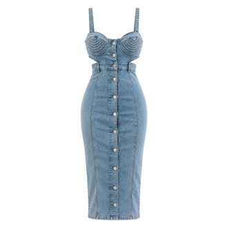 Love Moschino Robes - Femme - Robes - Bleu - Taille: 38 FR