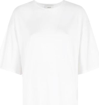 Loulou Studio Femme, Tops, Blanc, Taille: 38 FR Osis Boxy T-Shirt