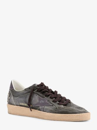 Golden Goose Mens Sneakers Ballstar Leather Black Trainers