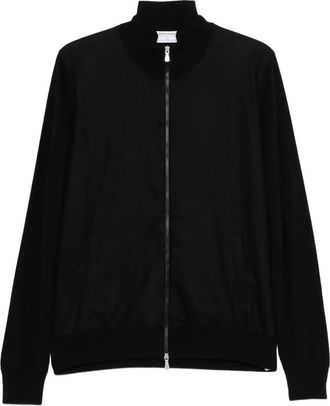Gran Sasso cardigan à fermeture zippée - Noir
