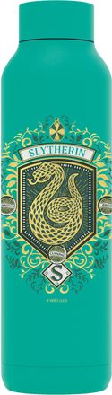 Quokka HP Slytherin Thermosflasche, Edelstahl, massiv, Jadegr&uuml;n, 630 ml