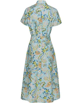 Brigitte von Sch&ouml;nfels Midikleid Paisley-Hemdblusenkleid