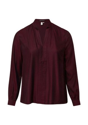 QS by s.Oliver Langarmbluse Bluse Weiche Tunikabluse