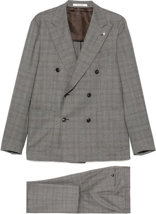 Tagliatore Double-breasted Checked Suit