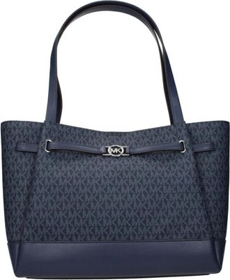 Michael Kors Femme, Sacs, Bleu, Taille: ONE Size Sac bandouli&egrave;re en tissu