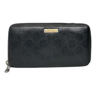 Gucci Pre-owned Vintage Leder-Geldb&ouml;rse - - Pre-owned - Damen - Schwarzk - ONE SIZE