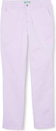 Benetton Pantalon 4gd7df061, Mauve 26 g, 40 Femme