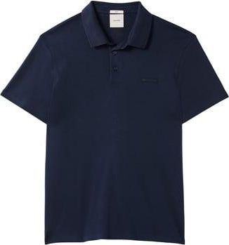 Calvin Klein Polo uni &agrave; patch logo brod&eacute; en coton
