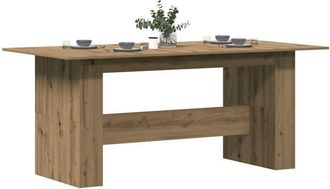 vidaXL Vidaxl - Table à manger chêne artisanal 180x90x76 cm bois dingénierie