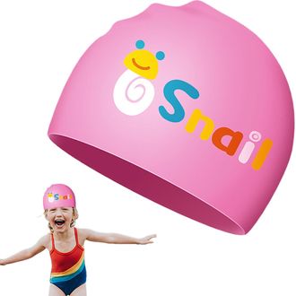 Generico Badekappe - wasserdichte Kinderm&uuml;tze mit lustigem Design | Rutschfestes und flexibles Poolzubeh&ouml;r f&uuml;r Training und Wettk&auml;mpfe f&uuml;r Kinder