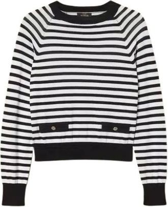 Twinset Femme, Sweatshirts et sweats &agrave; capuche, Multicolore, Taille: 40 FR Maglia Actitude