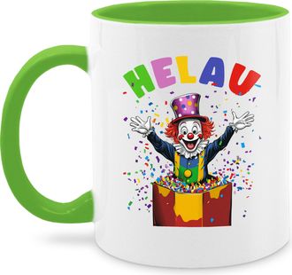 Shirtracer Tasse Tassen 325ml - & - Helau Clown Kost&uuml;m Karneval I Fasching Clown lustig I Clownkost&uuml;me Fastnacht Clowns Kost&uuml;m I Clownskost&uuml;m Fasnacht - 325 ml -