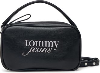 Tommy Jeans Handtasche Tommy Jeans Tjw Bold Script Camera Bag AW0AW19053 Schwarz