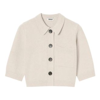 Zenggi Beige Vest W03-2002 421 - - Knitwear - Damen - Beige - M