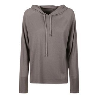 Majestic Filatures Capuche Raglan - Femme - Sweatshirts et sweats &agrave; capuche - Brun - Taille: 38 FR