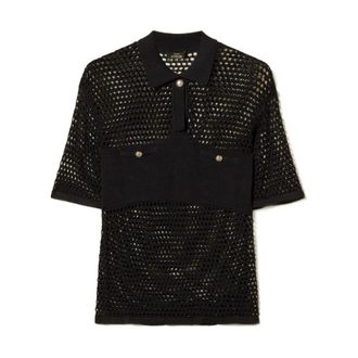 Twinset Damen, Oberteile, Schwarzk, SGr&ouml;&szlig;e