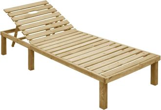 tidyard Gartenliege Sonnenliege Sonnenbank 200 x 70 x (31,5-77) cm,Garten Liege Holzliege Verstellbare R&uuml;ckenlehne,Relaxliege Liegestuhl Garten Lounge f&uuml;r Ter
