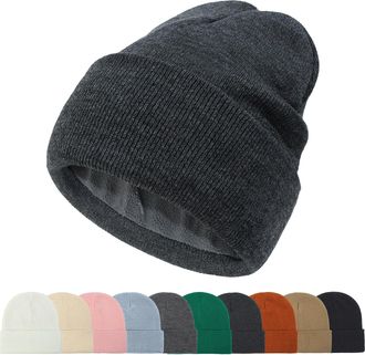 Dreshow Warme Strickm&uuml;tze f&uuml;r Damen Herren Winterm&uuml;tzen f&uuml;r Unisex Dicke Beanie M&uuml;tze f&uuml;r Extreme K&auml;lte
