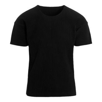 Issey Miyake Herren, Oberteile, Schwarzk, XLGröße