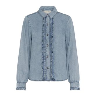 Cream Femme, Blouses et Chemises, Bleu, Taille: 42 FR Chemises