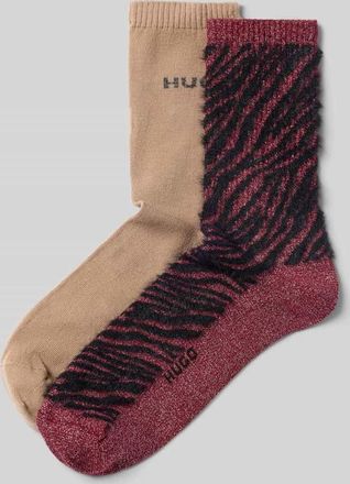HUGO BOSS Socken mit Logo-Schriftzug im 2er-Pack