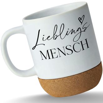 Shirtracer Tasse Untersetzer Kork - Freund - Lieblingsmensch | Valentinstag Geschenke | Partner Geschenk Partnerin | Geschenk Freundin | Geschenke Weihnachten - 