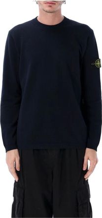Stone Island Homme, Sweatshirts et sweats &agrave; capuche, Bleu, Taille: M Mens Tricots Clothing Ss26