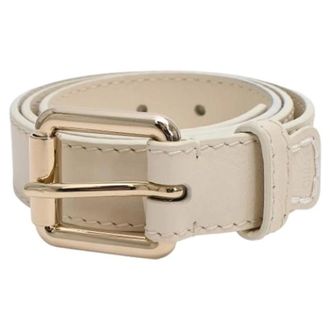 Chlo&eacute; Ceinture &agrave; boucle Pre-owned - Femme - Pre-owned - Beige - Taille: ONE Size
