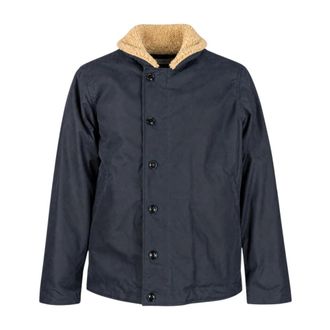 CHESAPEAKE'S Wilson Deck Jacket Waxed Cotton HS - - Jackets - Herren - Blau - L