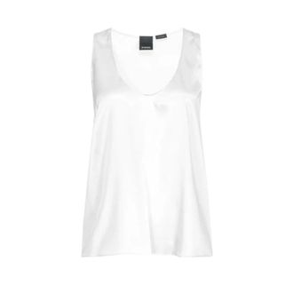 Pinko Marzemino Top - - Tops - Damen - Wei&szlig; - M