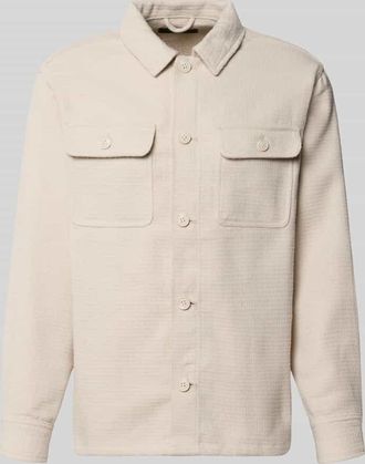 Jack & Jones Regular Fit Hemdjacke mit Brusttaschen Modell REGENT