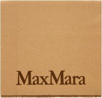 Max Mara Mxatenue &Eacute;charpe - Femme - Accessoires - Beige - Taille: ONE Size