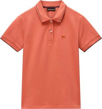 Napapijri Poloshirt mit Polokragen, aus Piqu&eacute;-Material, Regular Fit, normale L&auml;nge