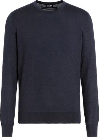 Ermenegildo Zegna Homme, Pulls, Bleu, Taille: L Cashseta Light