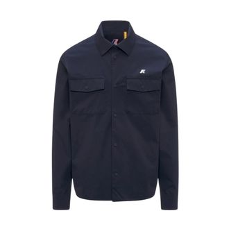 K-Way Umbert Stretch 2-Lagen Hemdjacke - - Shirts - Herren - Blau - M