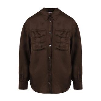 Aspesi Kaffee Hemden f&uuml;r M&auml;nner - - Blouses & Shirts - Damen - Braun - M