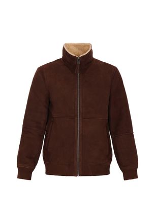Dreimaster Dreimaster Jacke M&auml;nner Schokolade